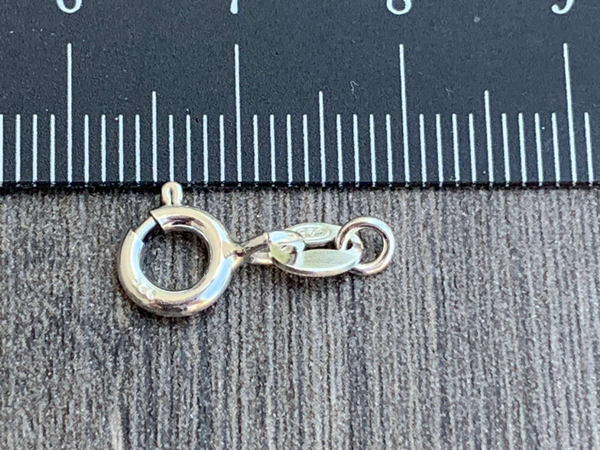 Sterling Silver Spring Clasp with 925 Quality Tag – NamiCharms
