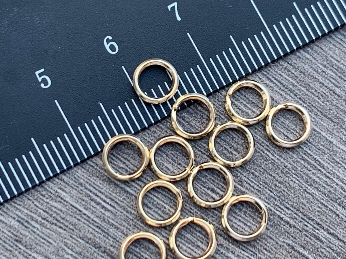 Split Jump Rings - Sterling Silver or 14kt Gold Filled – NamiCharms